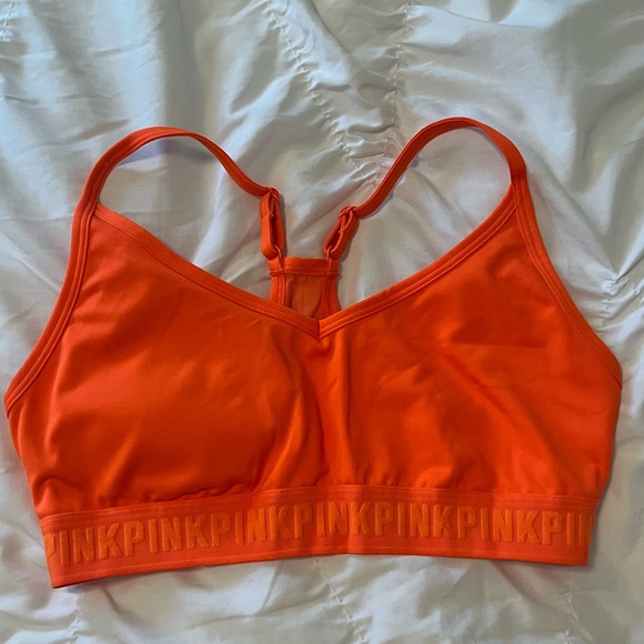 PINK Victoria's Secret | Other | Bright Orange Sports Bra | Poshmark
